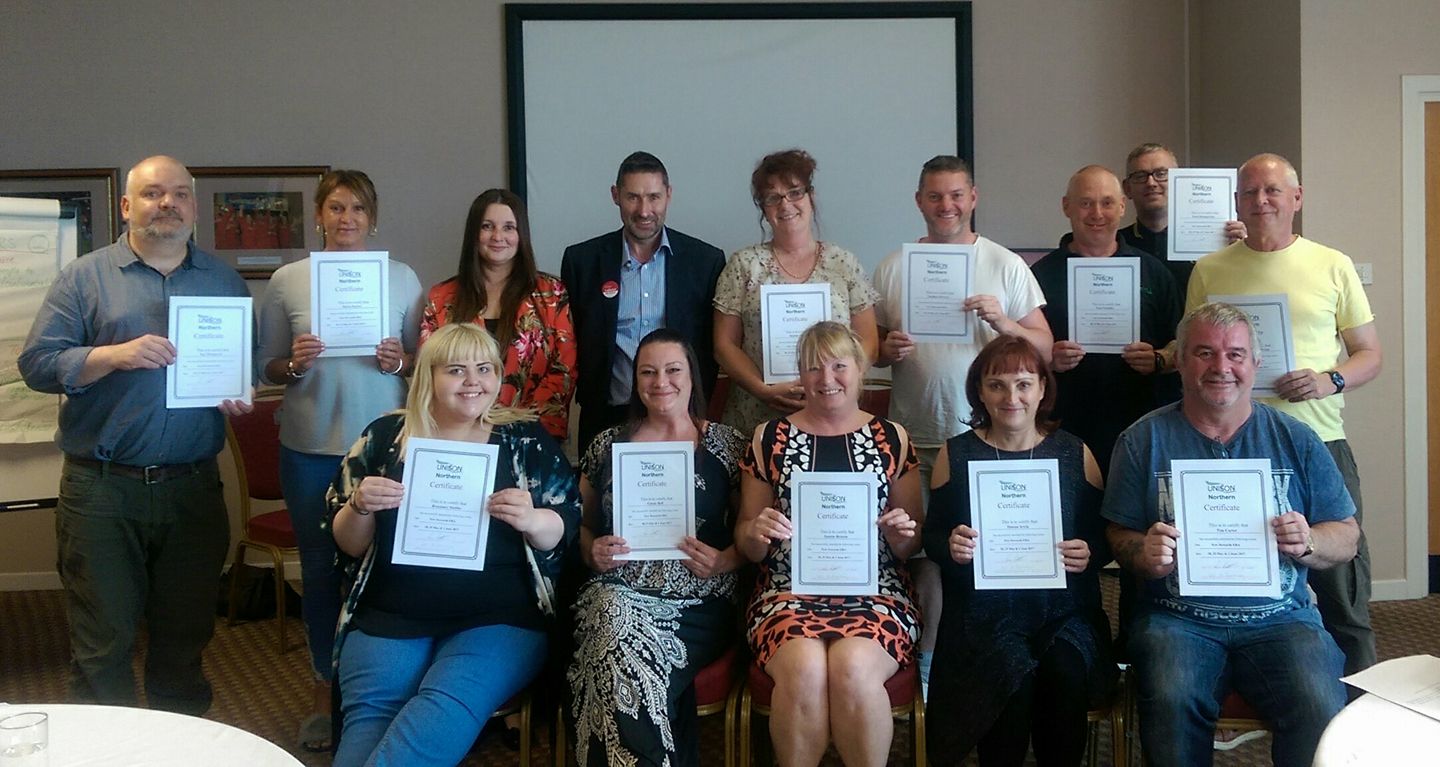 12 new stewards join the team - UNISON Northern