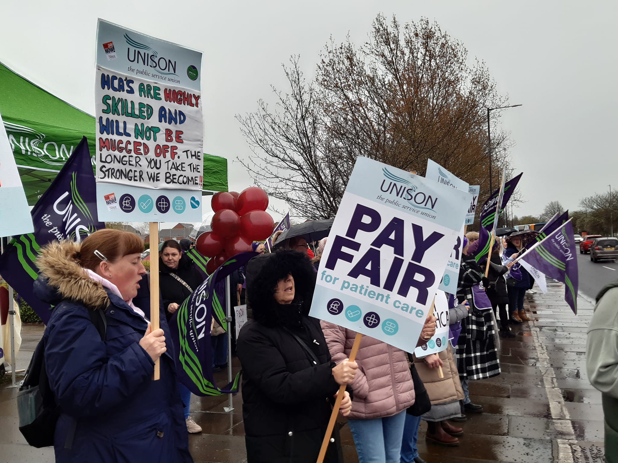Striking NHS staff across Teesside announce five more days of action ...